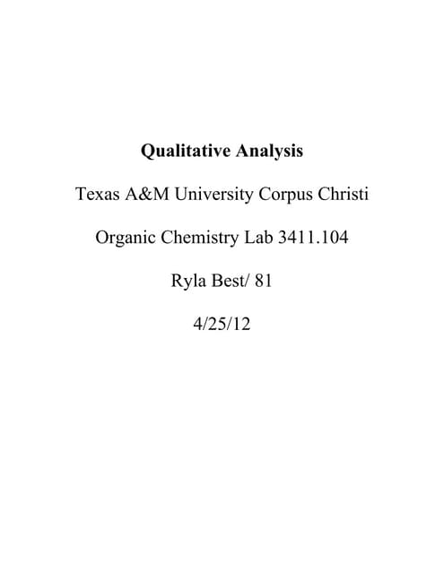 Planning and Designing Lab | DOCX | Chemistry | Science