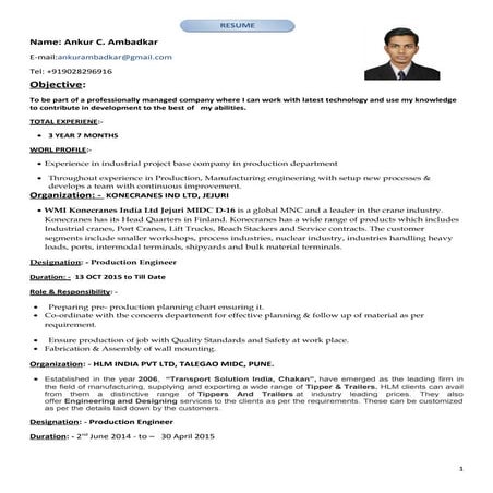 Ankur Resume (2) | DOC