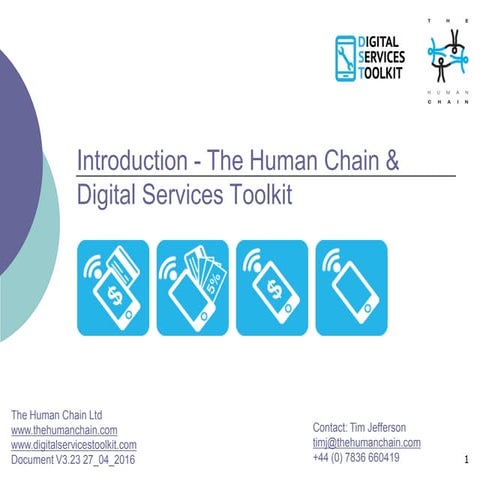 The Human Chain and Digital Services Toolkit Introduction V3.23 27_04 ...