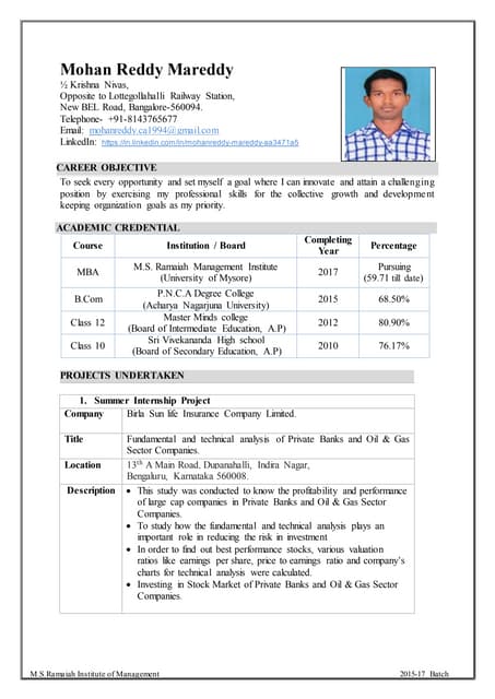 Mithun-Madhusudan-resume | PDF
