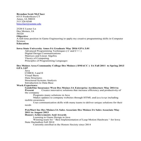 Benjamin Bourlier resume | DOCX