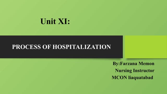 Transfer of patient | PPSX