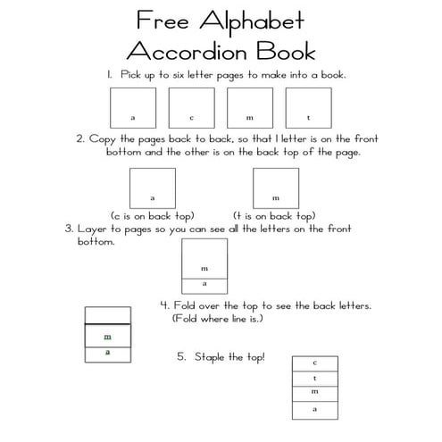 Foldable alphabet book | PDF | Books and Literature