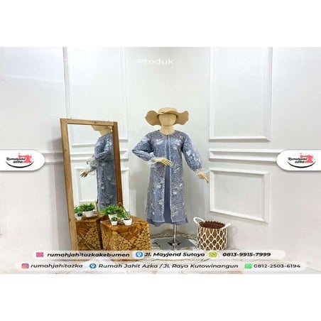 Custom Dress Iner Outer Full Brukat by Rumah Jahit Azka | PDF