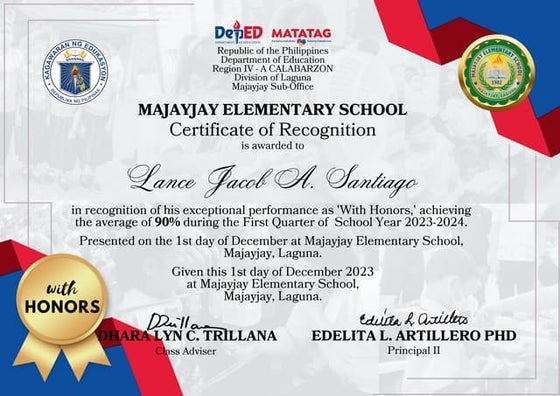 CERTIFICATE OF RECOGNITION With Honors 2022-2023.docx