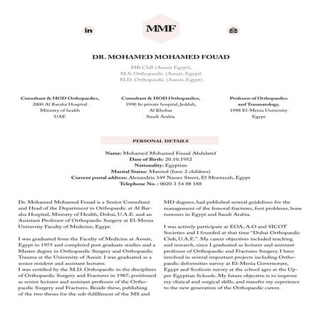 NEW CV DR.MOH. 2016 | PDF