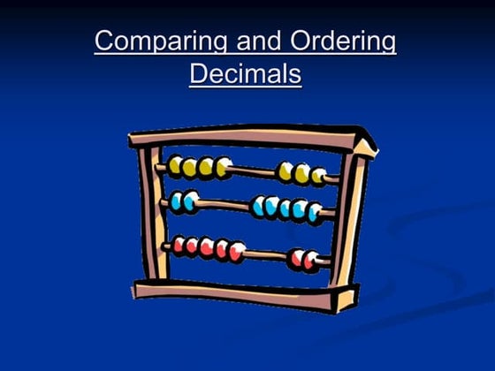 Place Value and Decimals | PPT