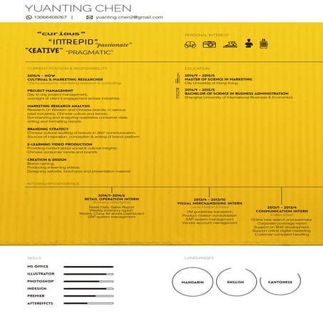 Yuanting CHEN - CV | PDF