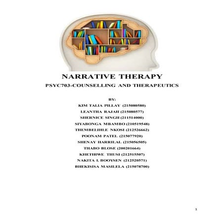 NARRATIVE THERAPY Edited by KIM-FINAL | DOCX