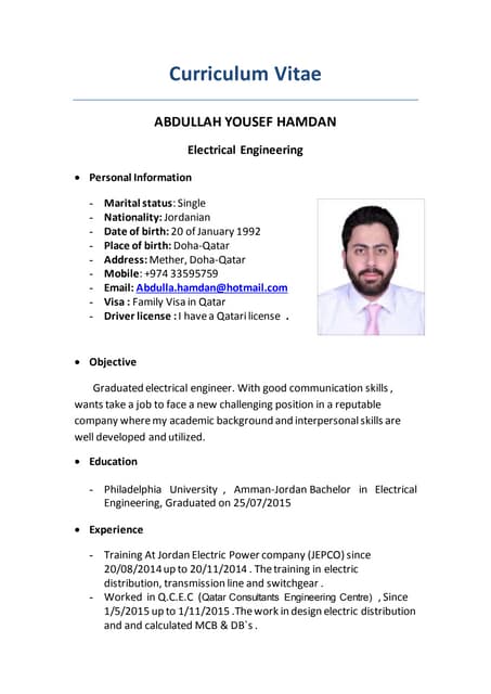 Ahmed CV2 | PDF