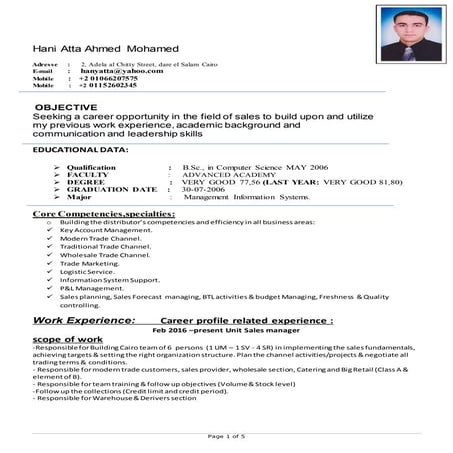 Karem CV - English | DOCX
