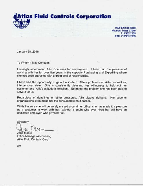 VSP RECOMMENDATION LETTER | PDF