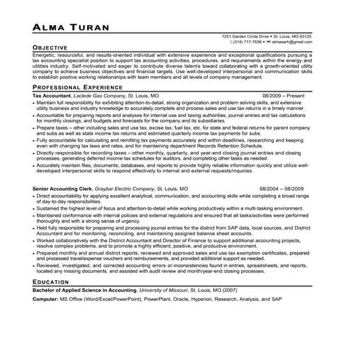 Alma Turan Resume | DOC