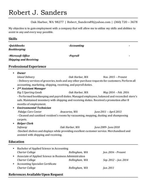 Ricardo Garza Resume 1 | PDF