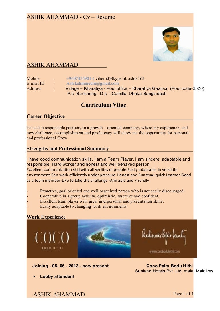 Ashik Ahammad Resume-CV---