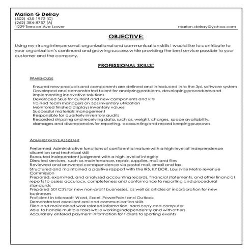 Lisa's Resume | PDF