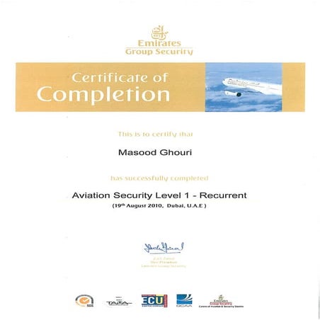 Aviation Security Level 1 | PDF