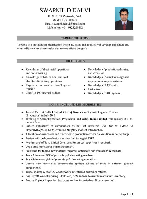 PRAVIN RATHI RESUME (1) | PDF