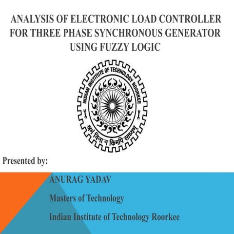 Electronic Load Controller Pptx