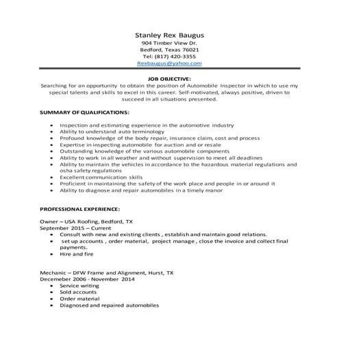 REX RESUME 1 | PDF
