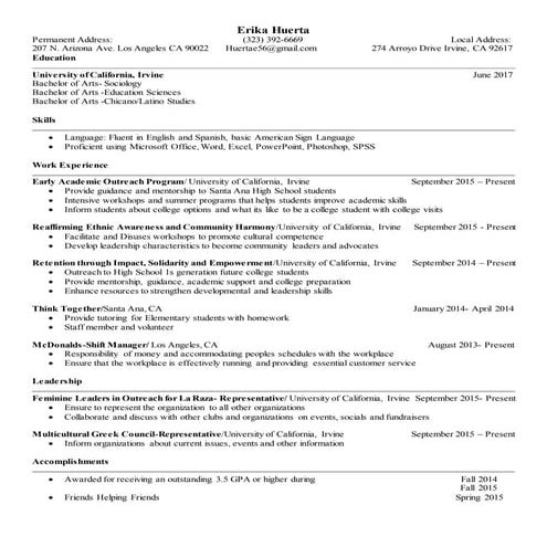 Lara (Lala) Cooper Resume | DOC