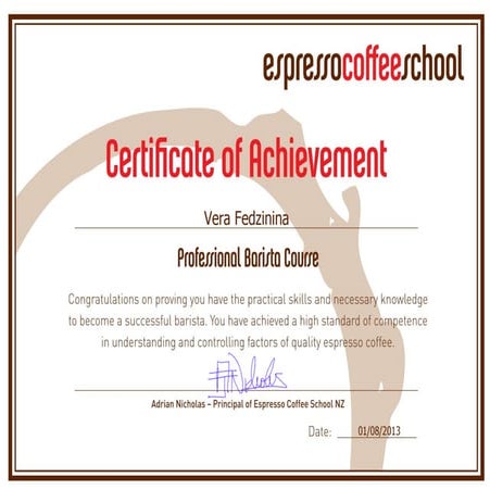 ECS Certificate Fedzinina | PPT