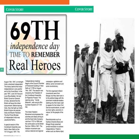69th Independence Day (Wishesh september magazine 2015) | PDF