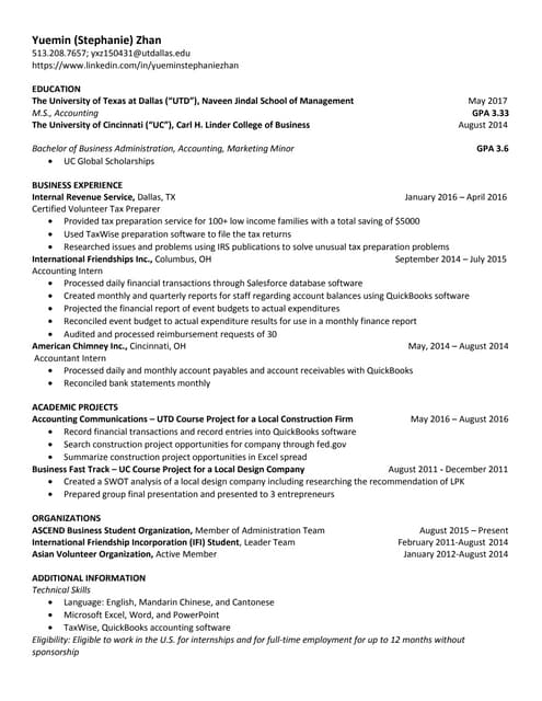 College Resume | PDF
