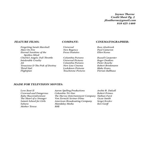 Credit Sheet pg 2 | DOCX