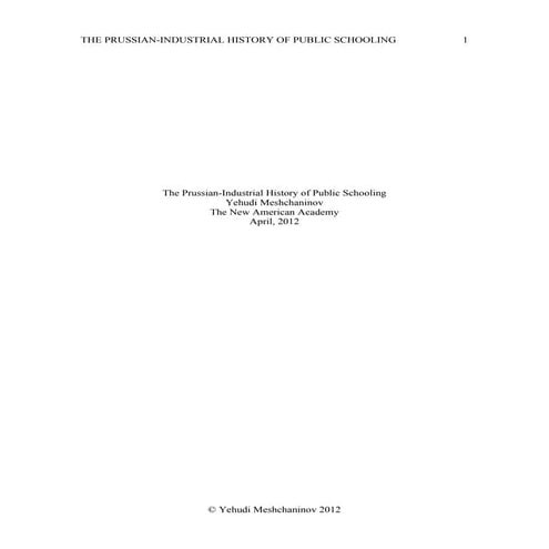 the-prussian-industrial-history-of-public-schooling1 (1) | PDF