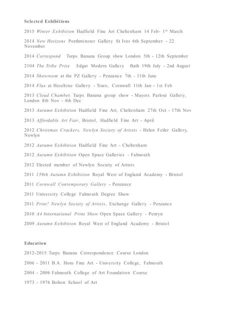 HEND SAMIR EXHIBITION HISTORY | PDF