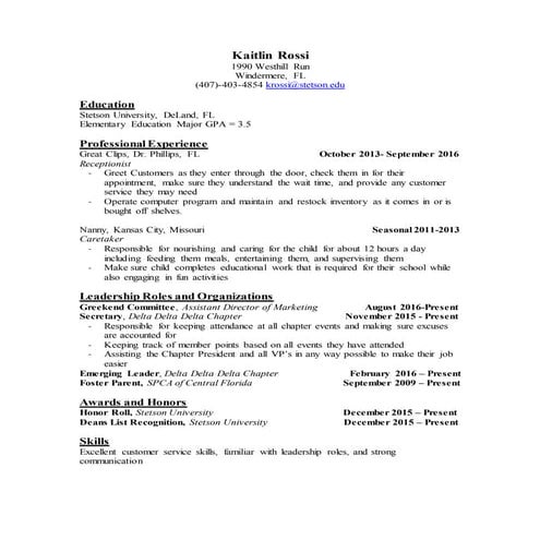 Resume | PDF