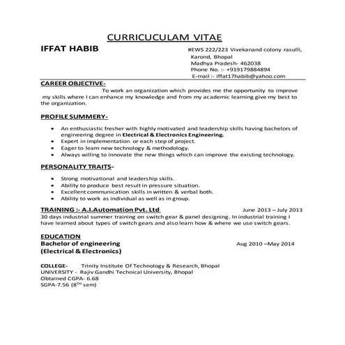 Naveen REsume | PDF