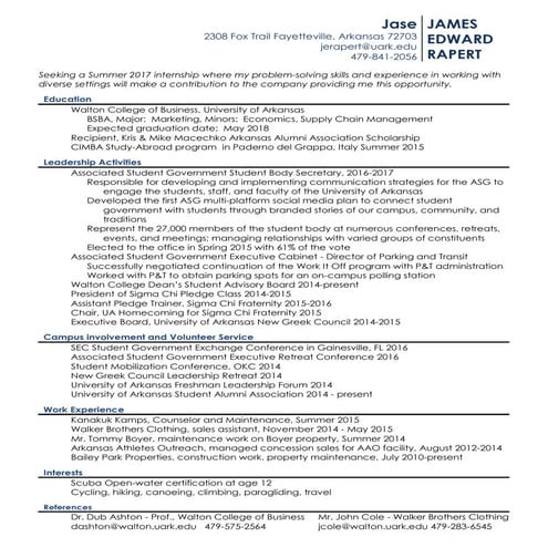 Frank Amabile Resume | PDF