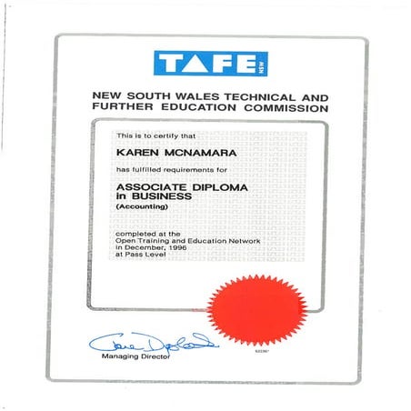 Assoc. diploma Accounting Certificate | PDF