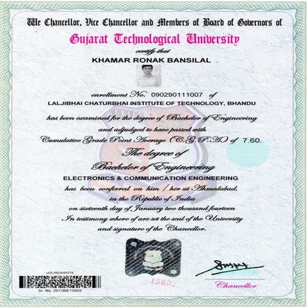 Educational Certificate - 3 | PDF