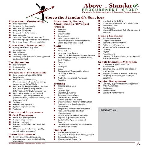 06 ATS Procurement Services | PDF