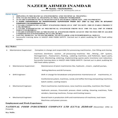 Nazeer Profile | DOC