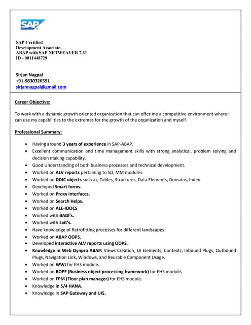 Balaji Resume | DOCX