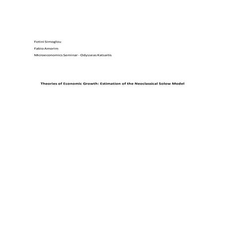 Solow model of growth | PPTX