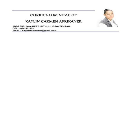 MELISSA CV | PDF