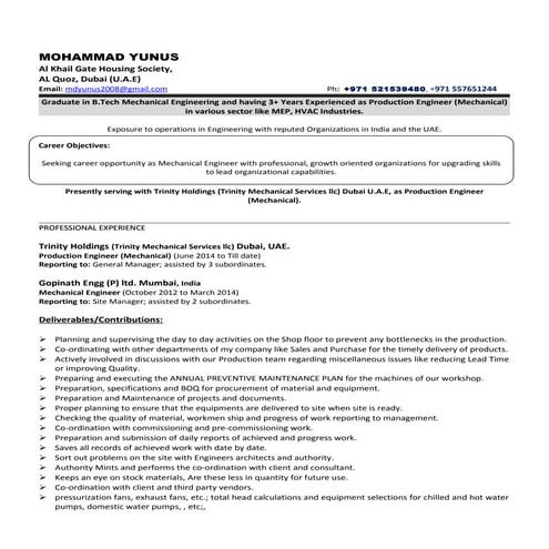 Ravinder Resume - | DOC