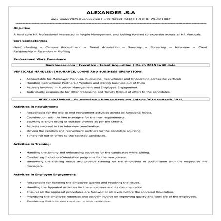 Alexander Resume | DOC