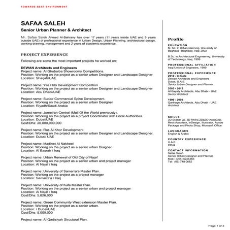 Safaa Al-Bahrany-CV | PDF