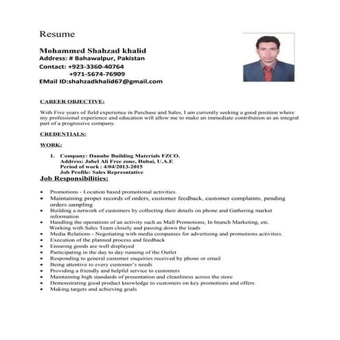 Shahzad Khalid cv 2(1) | DOC
