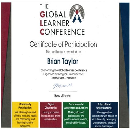 Global Learner Conference Oct 2016 | PPT