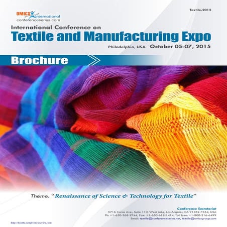 Textiles_2015_Brochure 321 | PDF | Business Expos & Conferences | Events