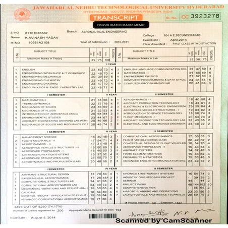 UG Transcript | PDF | Cameras and Camcorders | Consumer Electronics