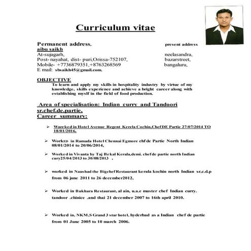 Resume of Alam | DOC