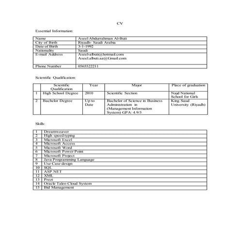 CV Aseel Al-Buti | DOCX